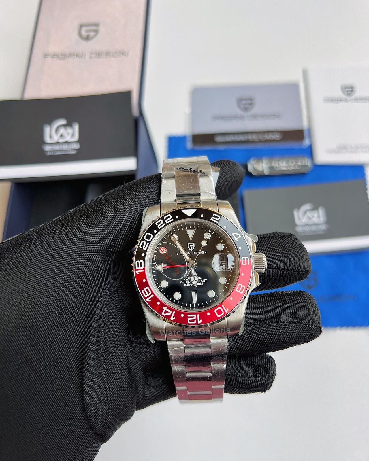 Pagani Design GMT Master Automatic (Coke) PD1662 – Watches Galleria